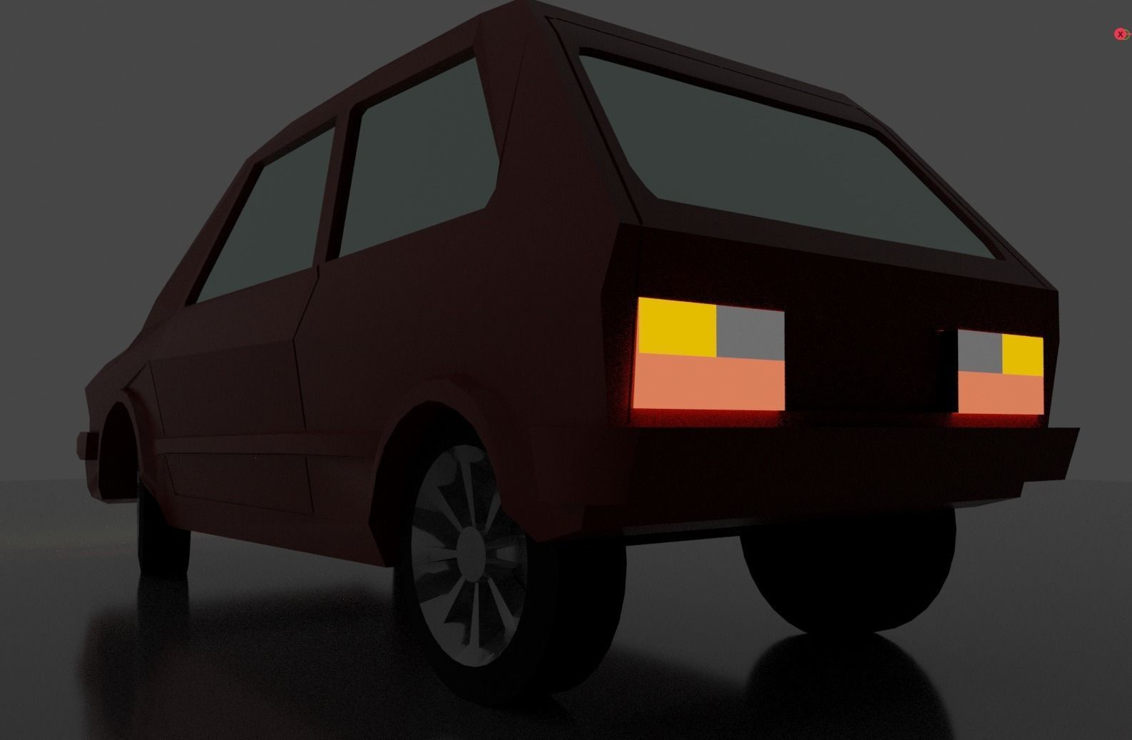 Yugo car free 3D model | CGTrader