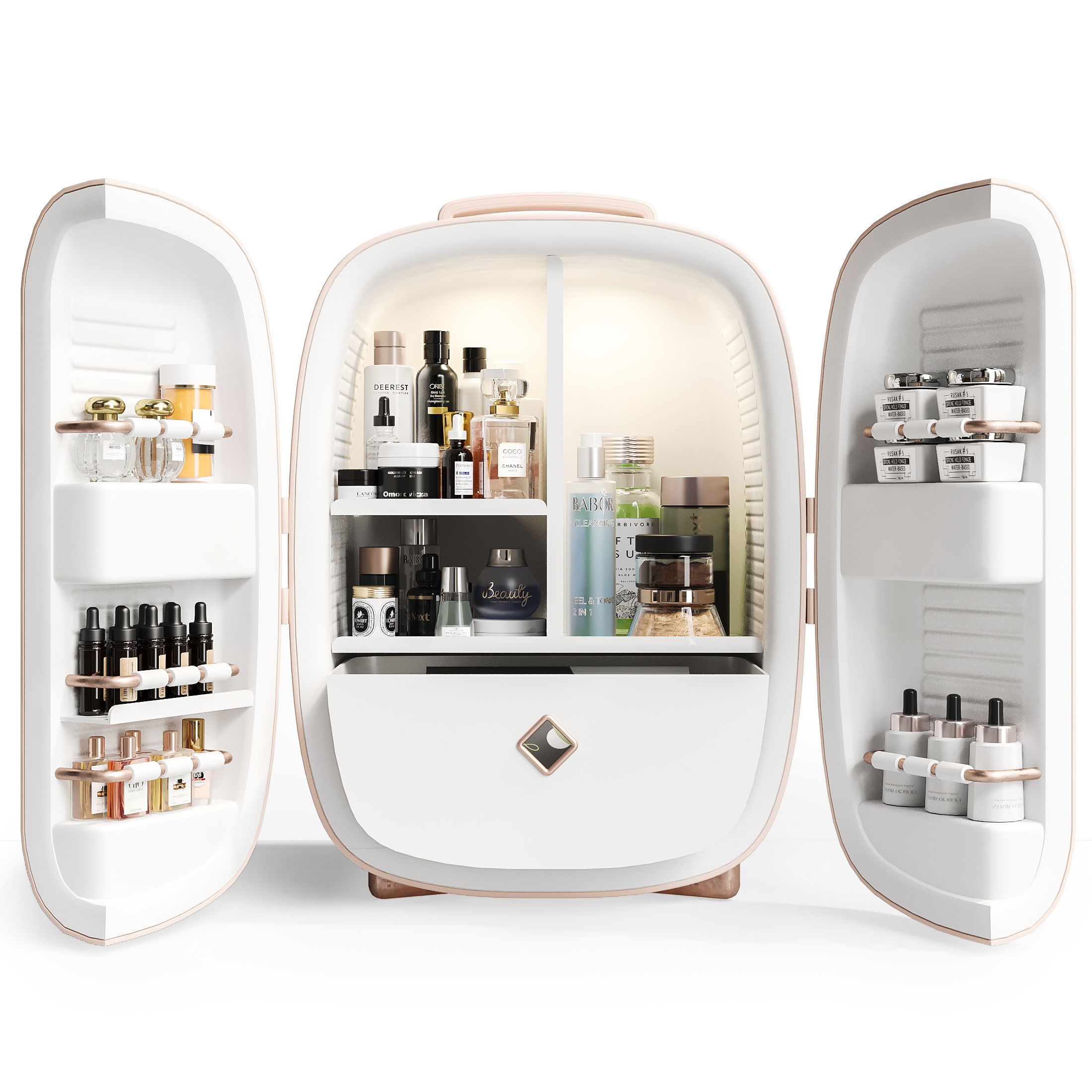 Cosmetic bag for make-up in a beauty salon or in the bathroom 3D model ...