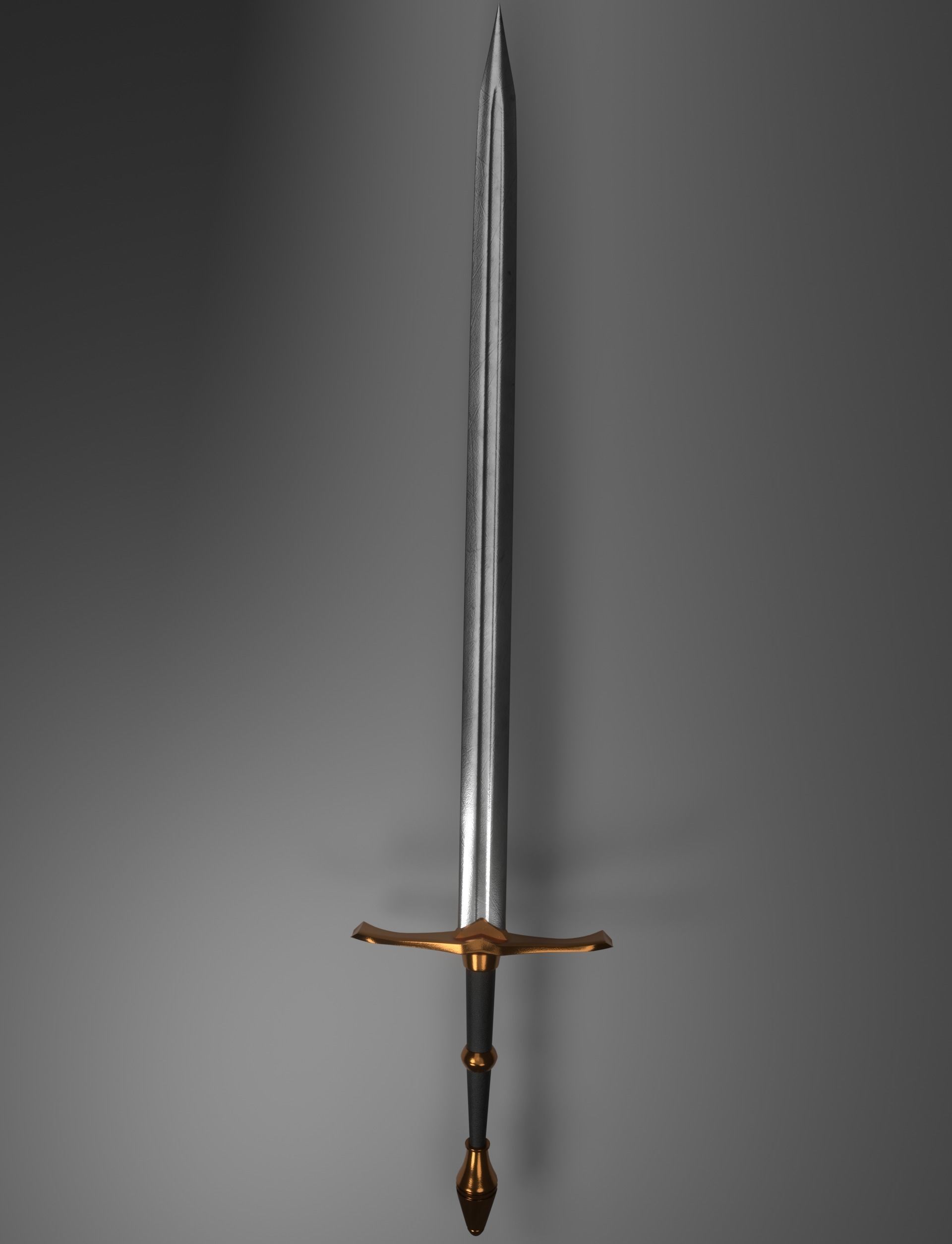 knight fight sword 3D model | CGTrader