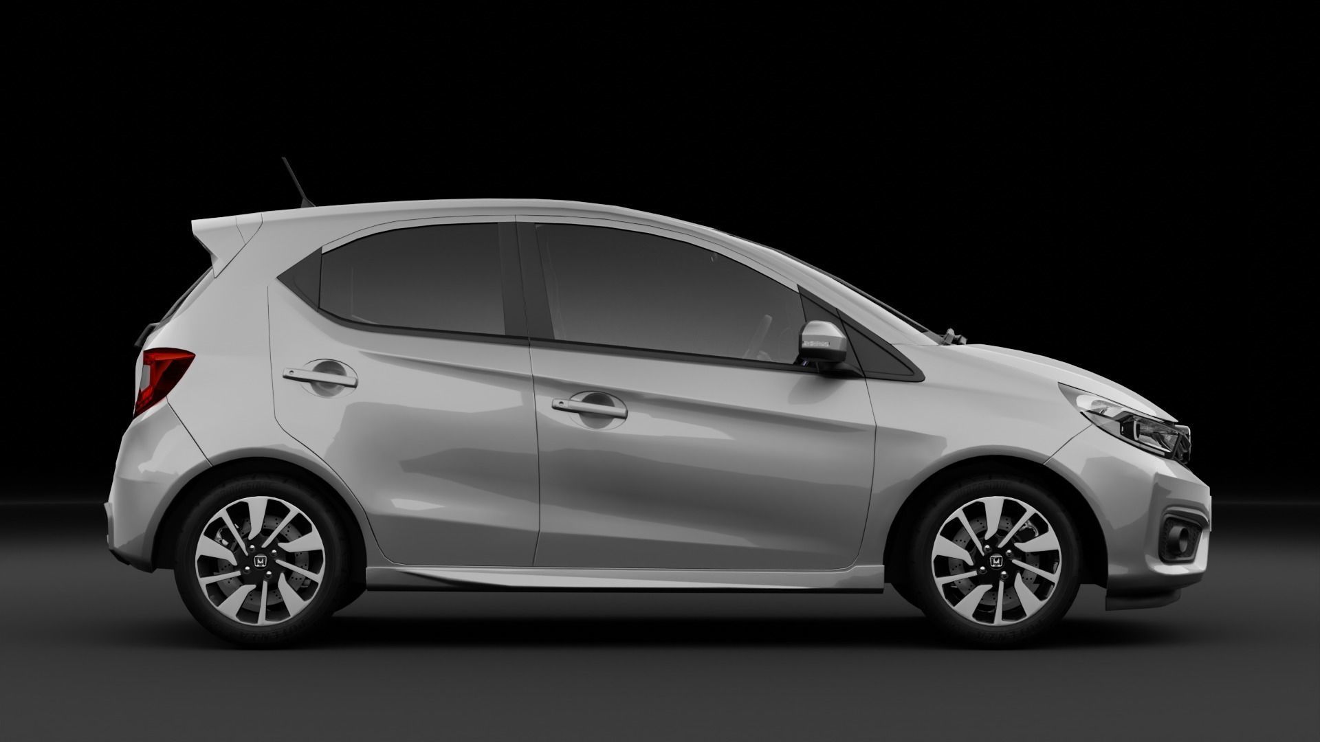 3D model Honda Brio RS 2020 With Interior HQ Low Poly VR / AR / low ...