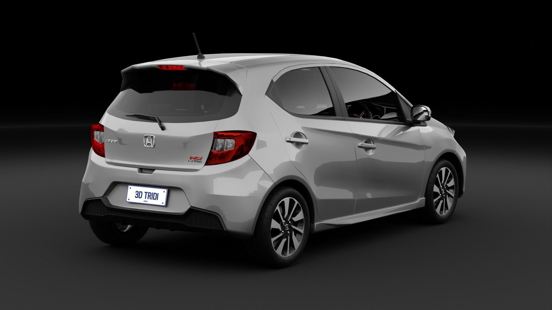 3D model Honda Brio RS 2020 With Interior HQ Low Poly VR / AR / low ...