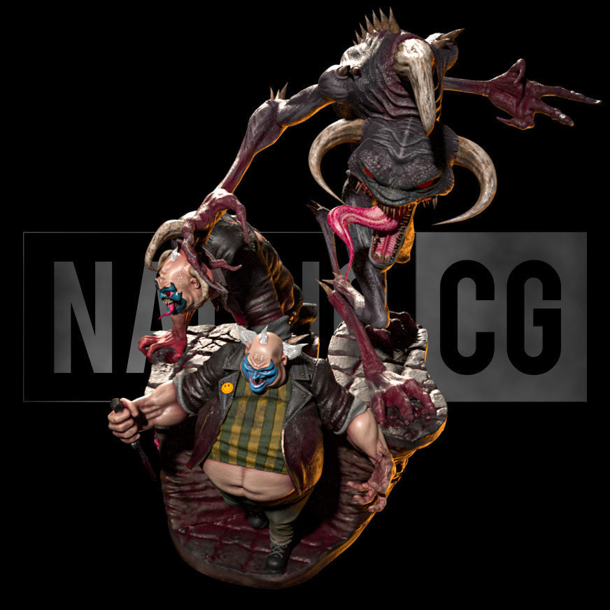 Fan Art The Clown - Violator from Spawn - Statue 3D model 3D printable ...