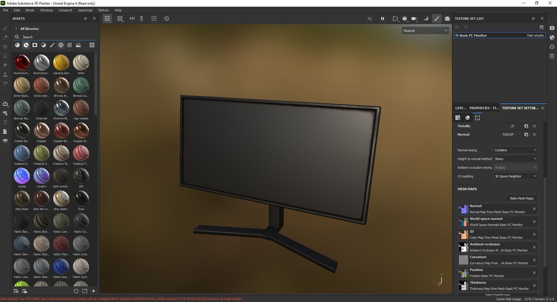 3D model Basic PC Monitor 3D Model VR / AR / low-poly | CGTrader