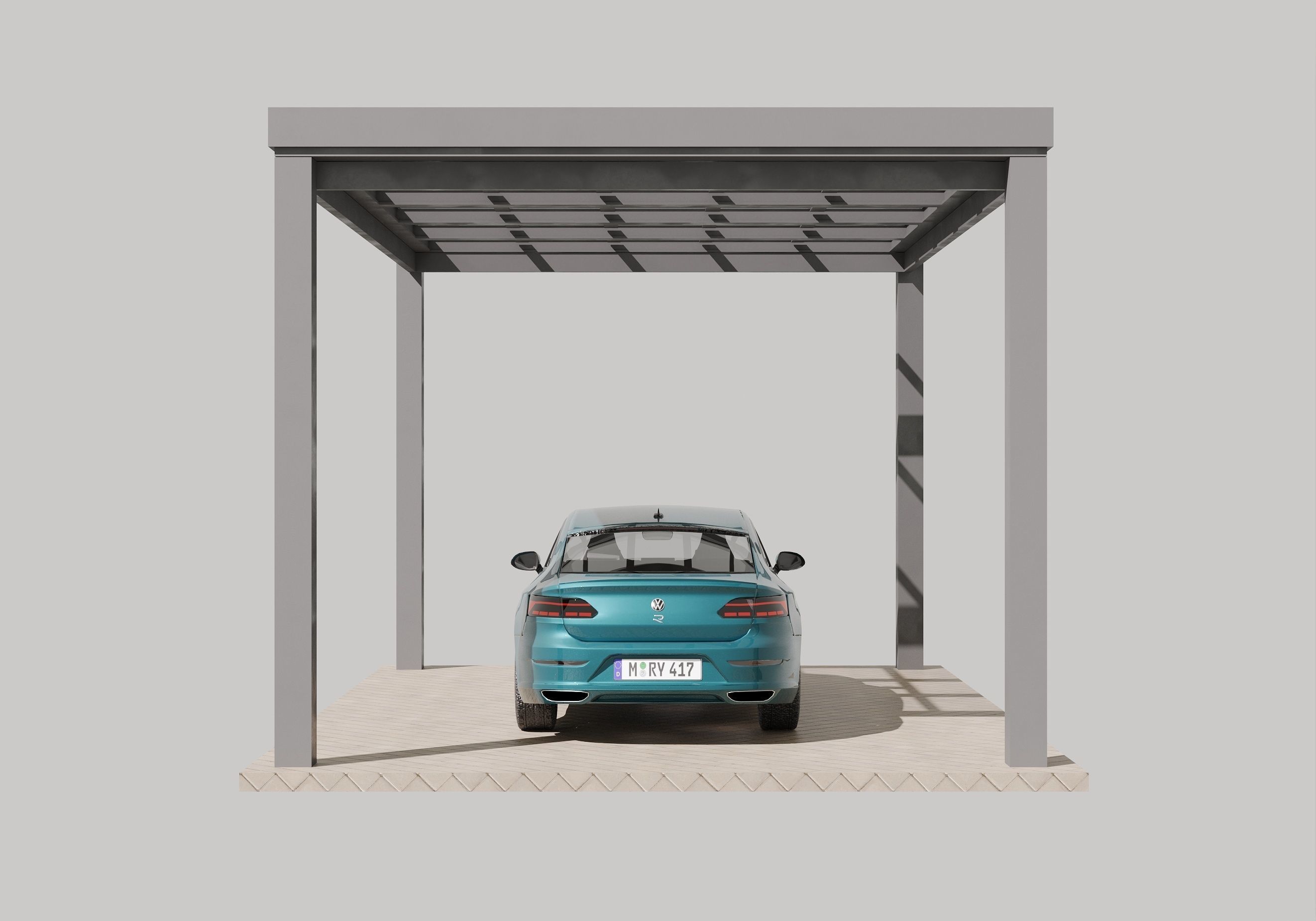 canopy design model 3D model | CGTrader