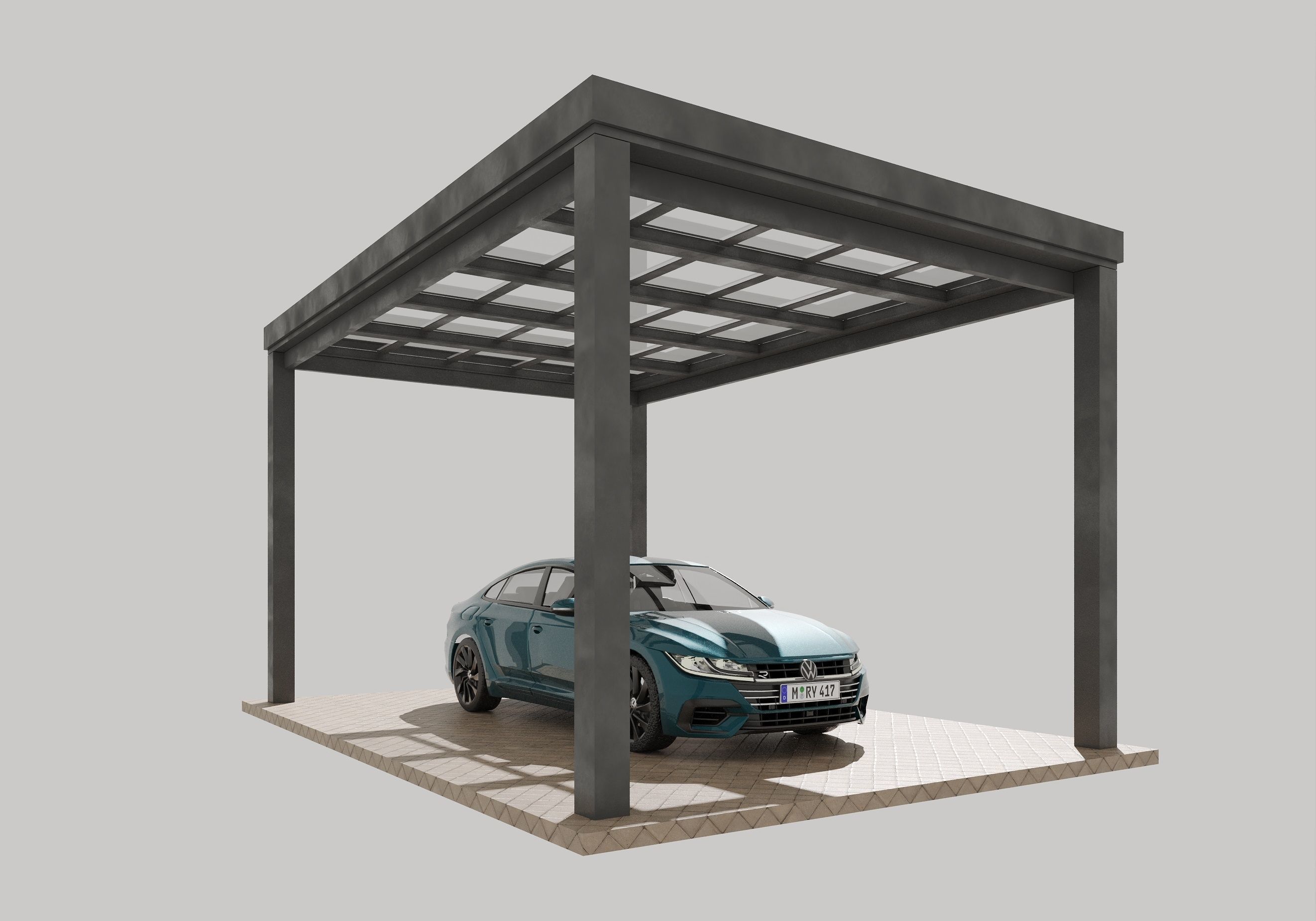 canopy design model 3D model | CGTrader