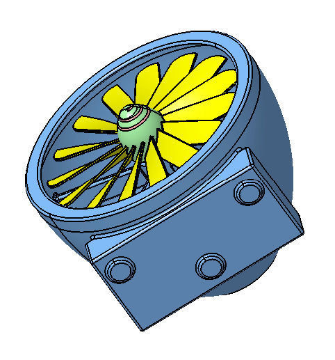 DESKTOP PROPELLER ASSEMBLY 3D model 3D printable | CGTrader