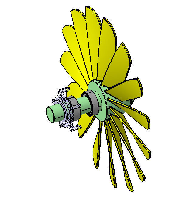 DESKTOP PROPELLER ASSEMBLY 3D model 3D printable | CGTrader