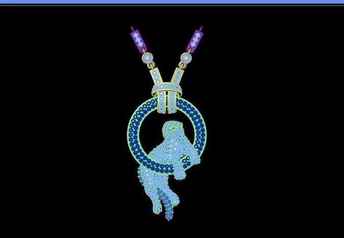 pandent 3D model 3D printable | CGTrader