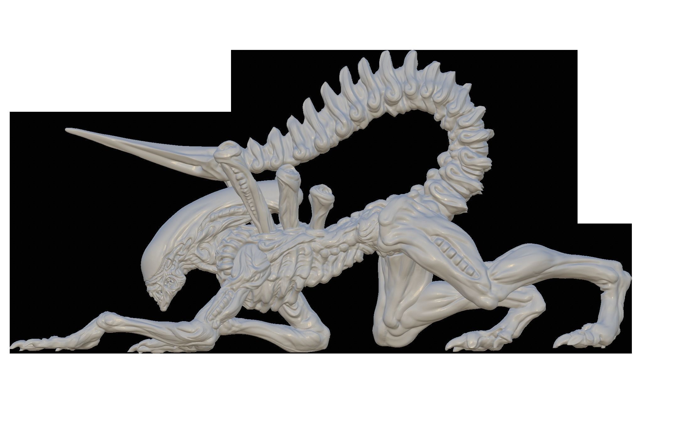 Alien Xenomorph 3D model 3D model 3D printable | CGTrader
