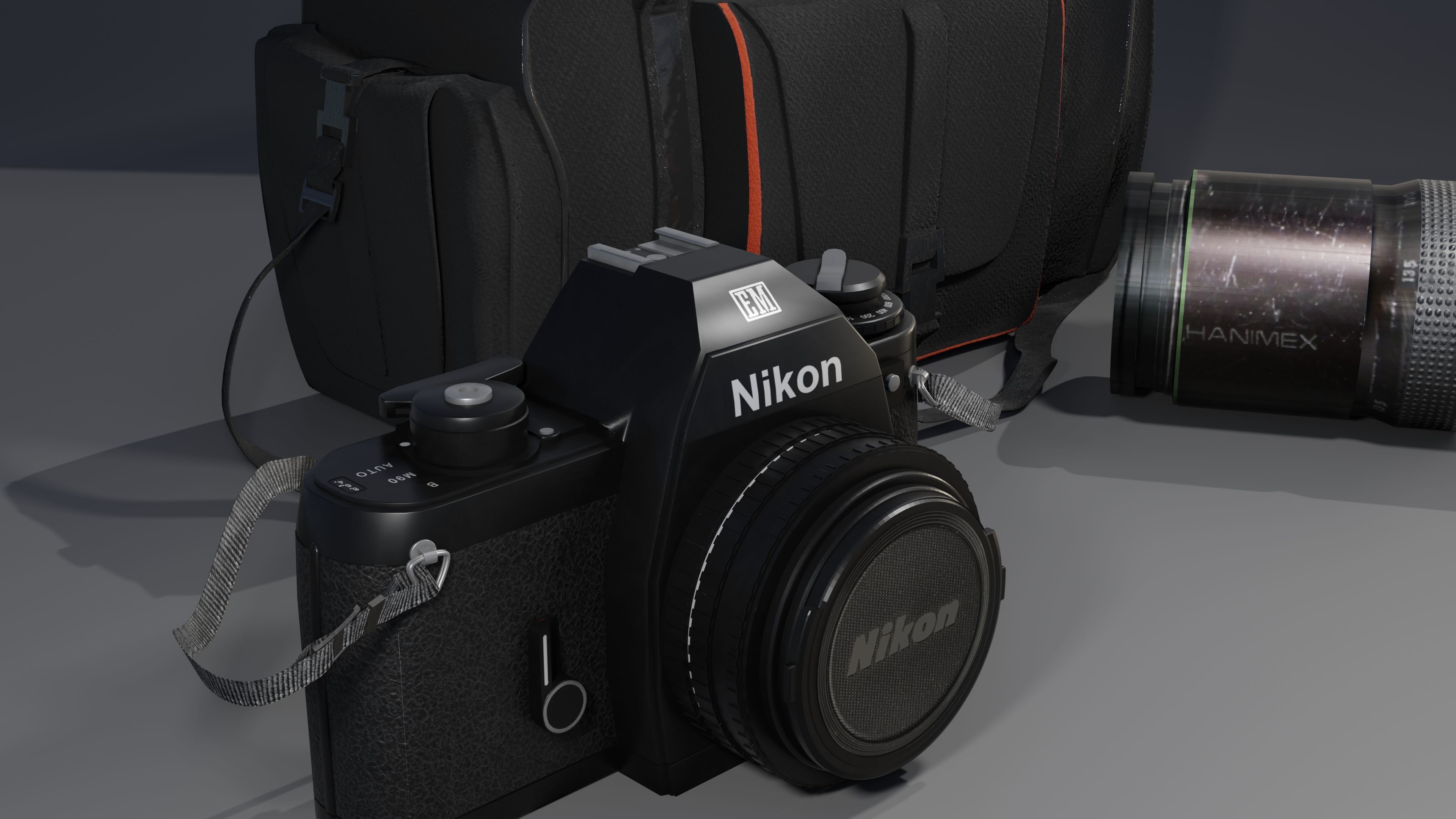 3D model Nikon EM VR / AR / low-poly | CGTrader