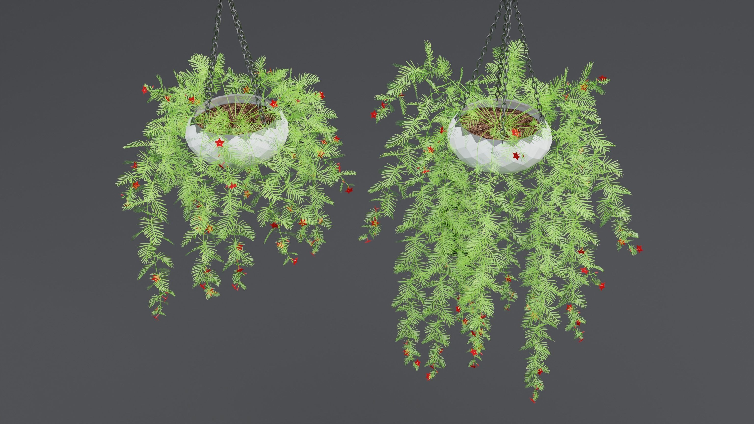 3d Hang Flower Pot 3D model | CGTrader