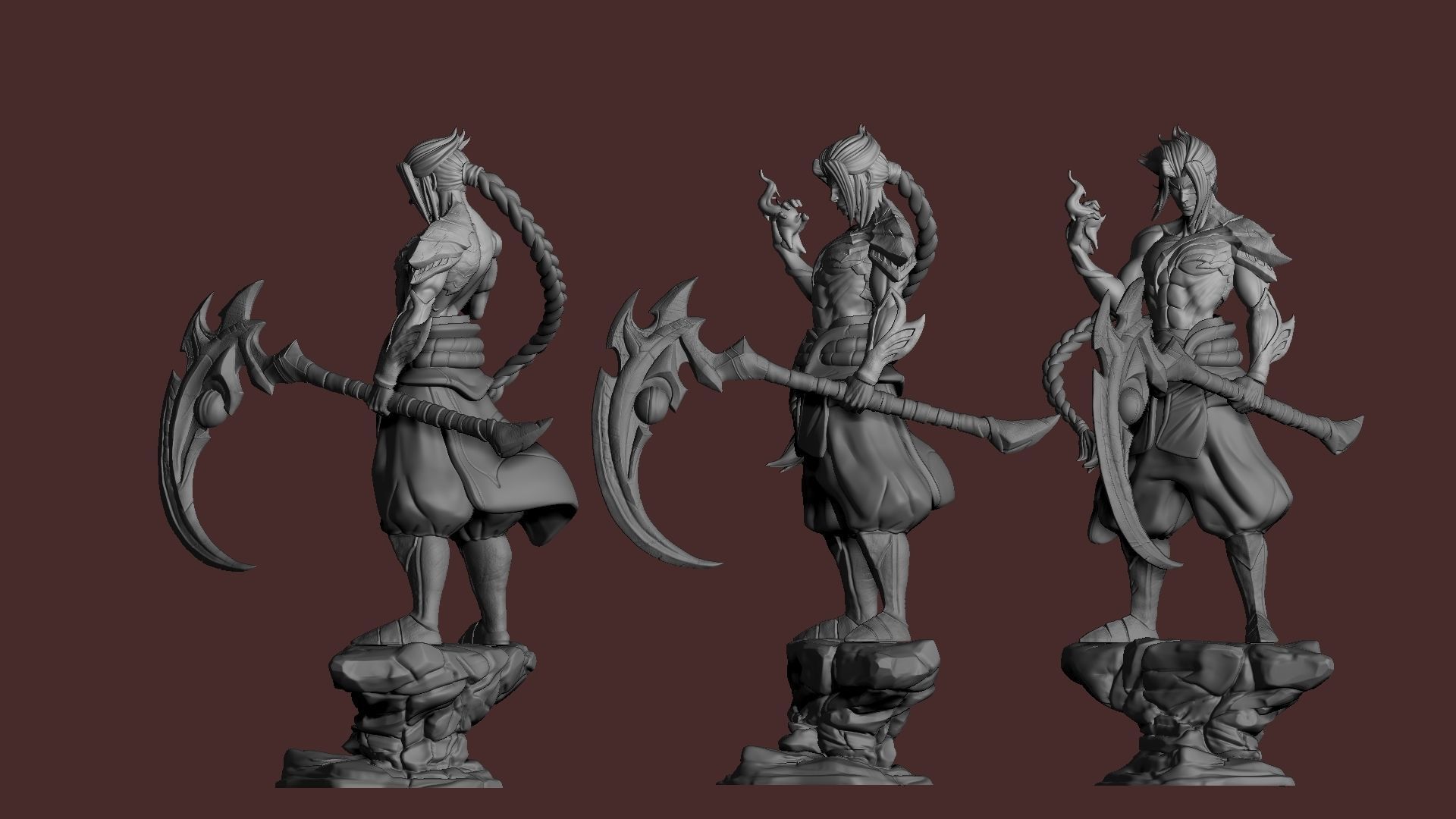 Kayn League of Legends 3d print 3D model 3D printable | CGTrader