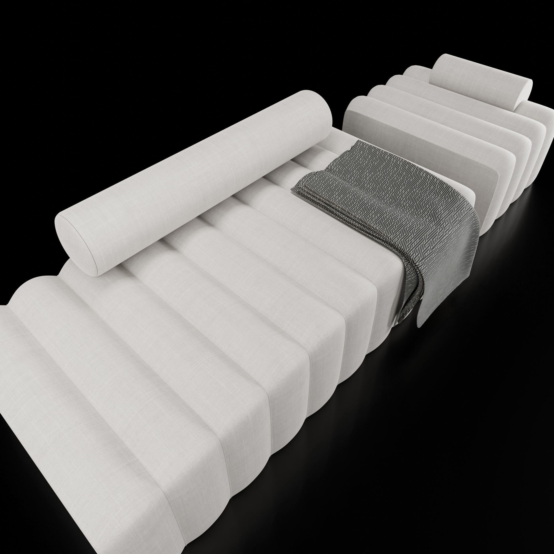 Modern couch sofa 3D model | CGTrader
