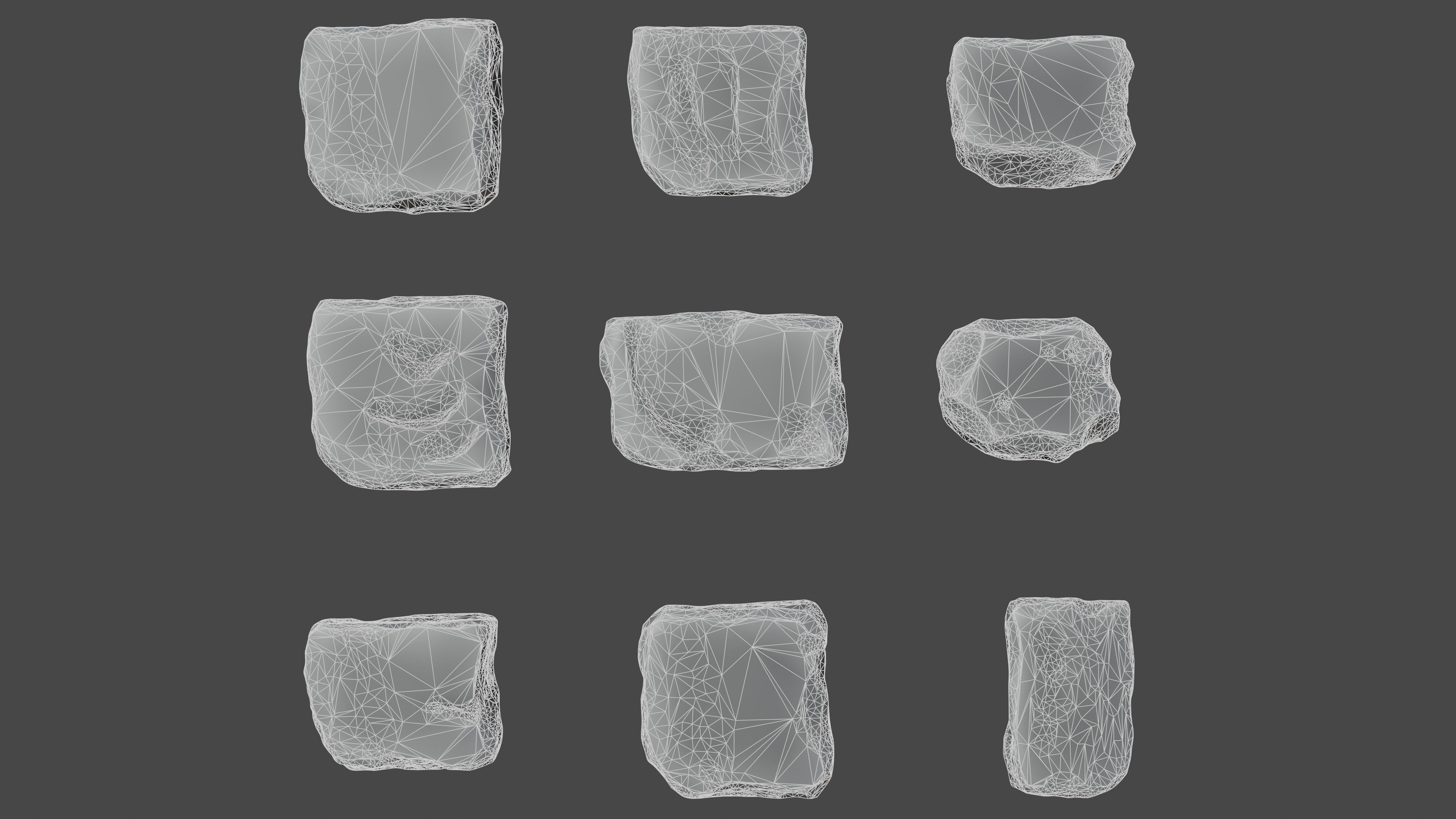 3D model cut boulder VR / AR / low-poly | CGTrader