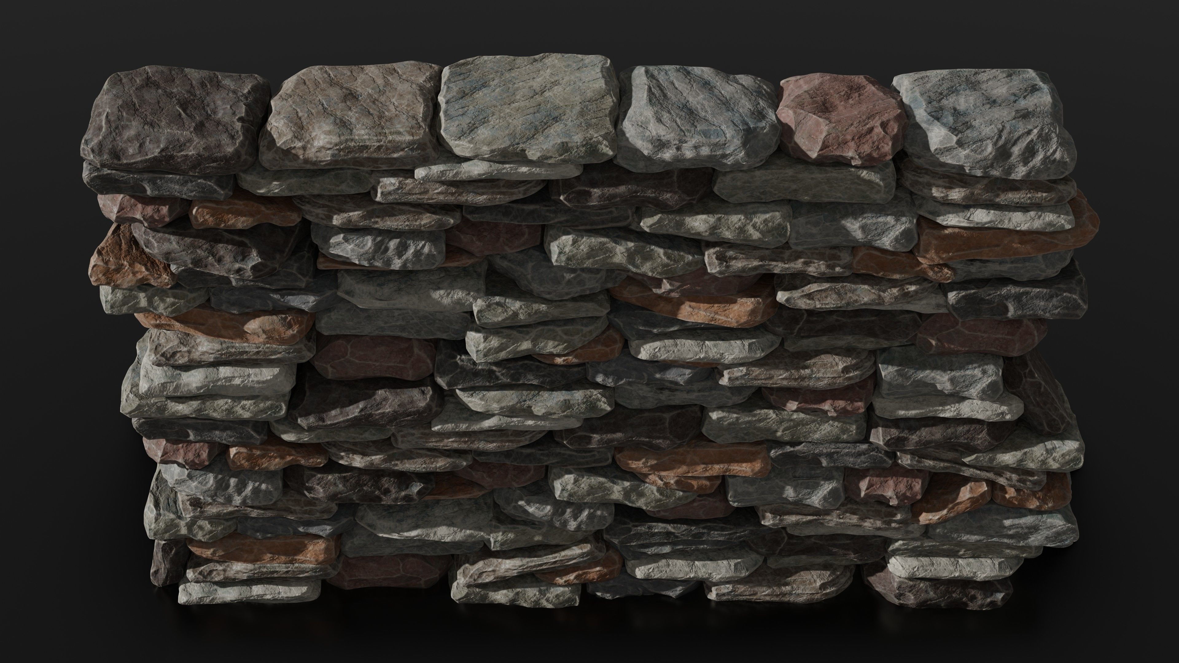 3D model cut boulder VR / AR / low-poly | CGTrader