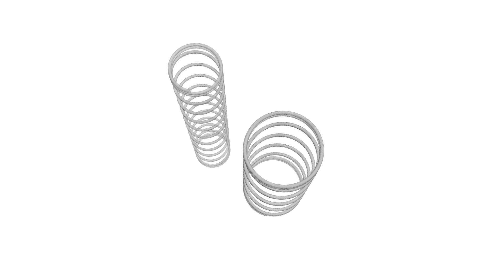 Black Pen Springs 3D model | CGTrader