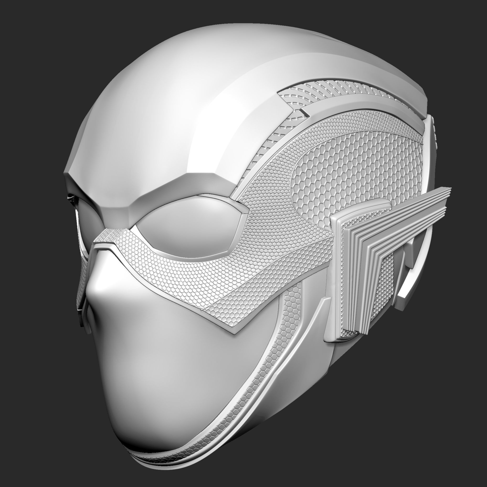 Flash helmet 2017 3D model 3D printable | CGTrader