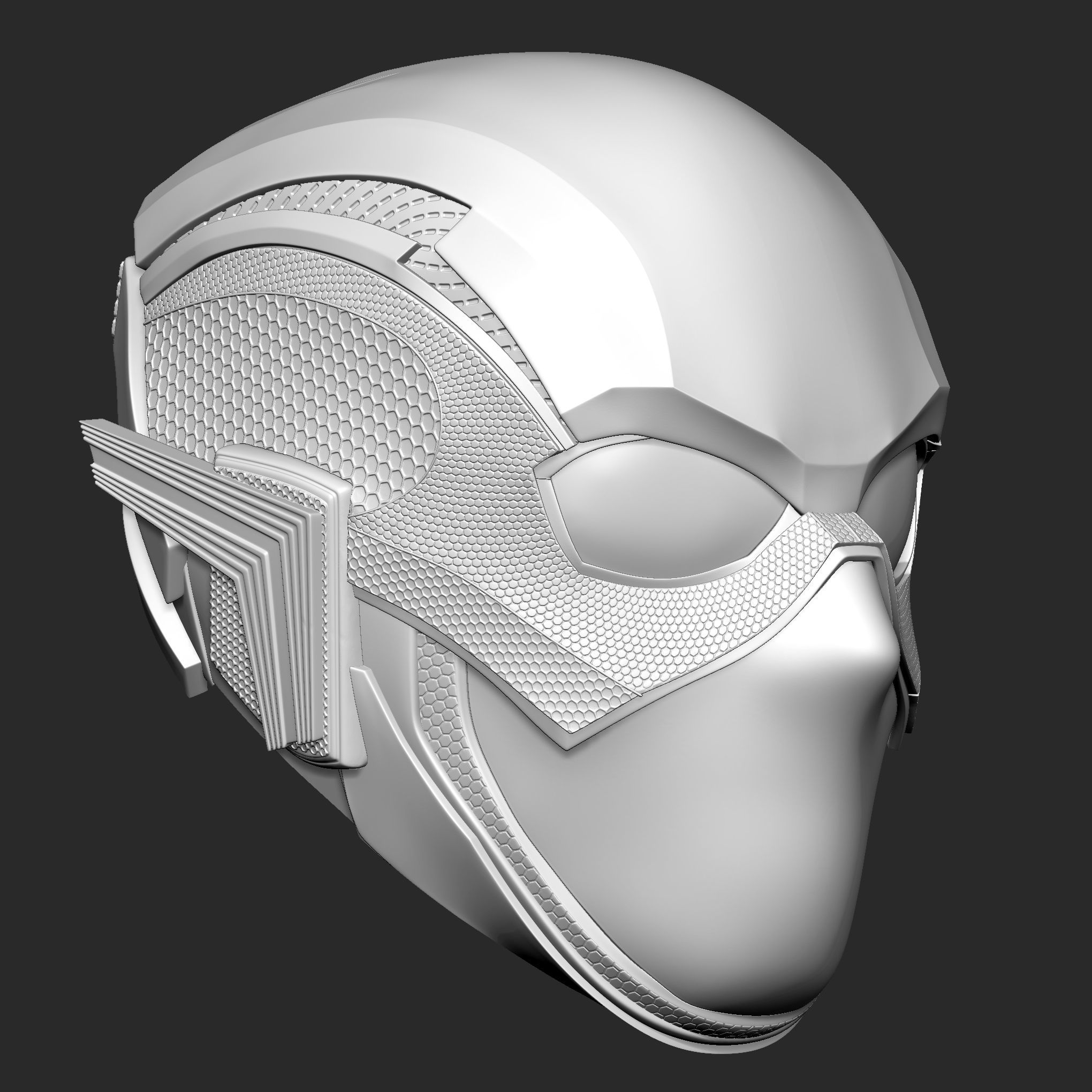 Flash helmet 2017 3D model 3D printable | CGTrader