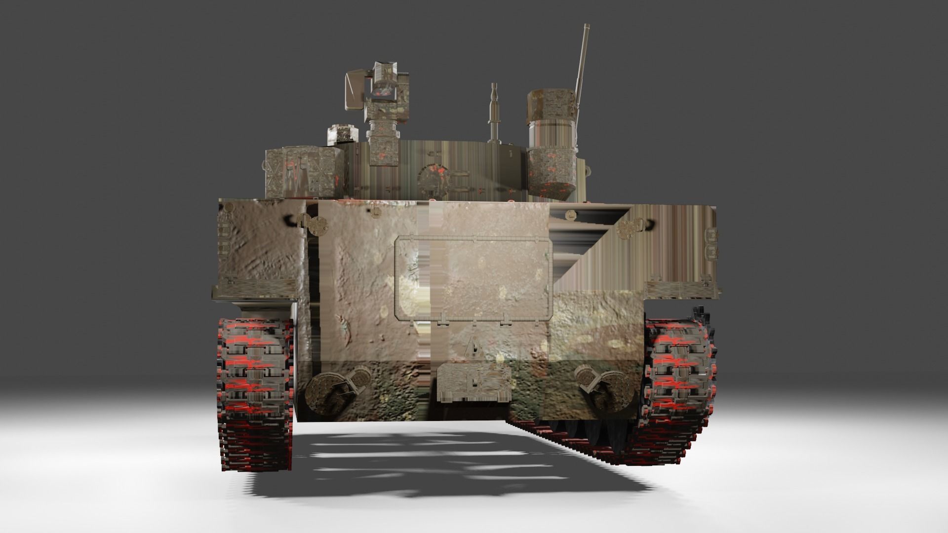 Sprut-SDM1 Tank 3D model | CGTrader