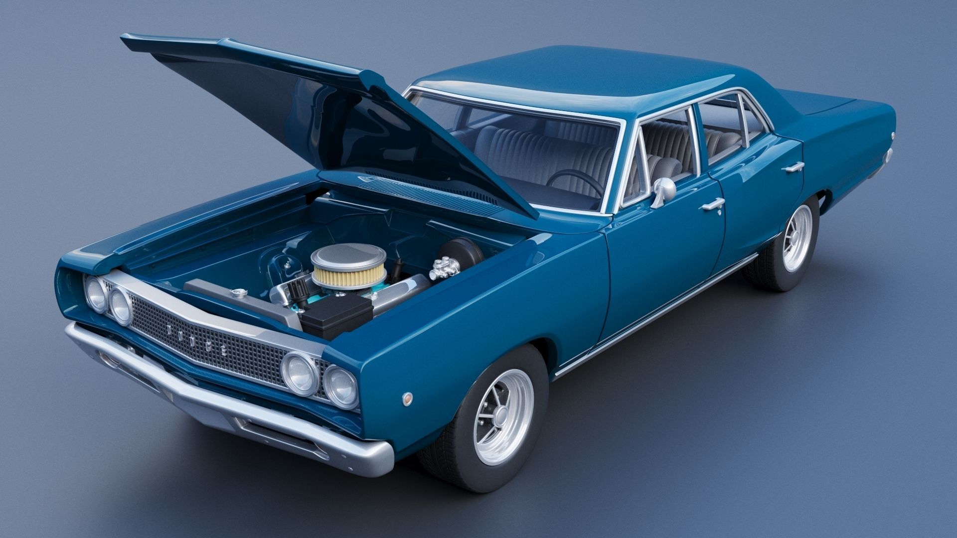 Dodge Coronet 4 Door 1968 3D model 3D printable | CGTrader