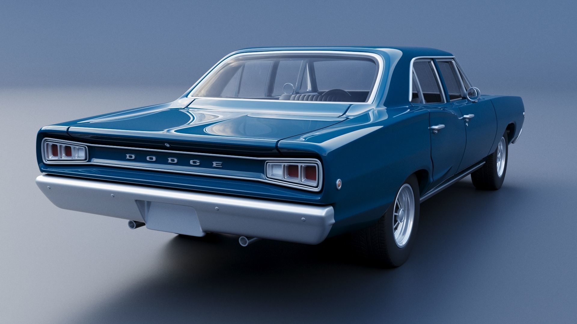 Dodge Coronet 4 Door 1968 3D model 3D printable | CGTrader