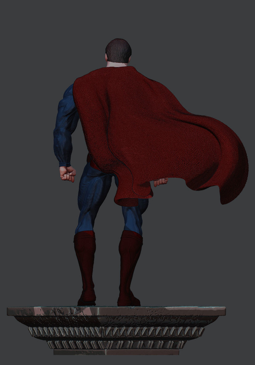 Superman Christopher Reeve 3D model 3D printable | CGTrader