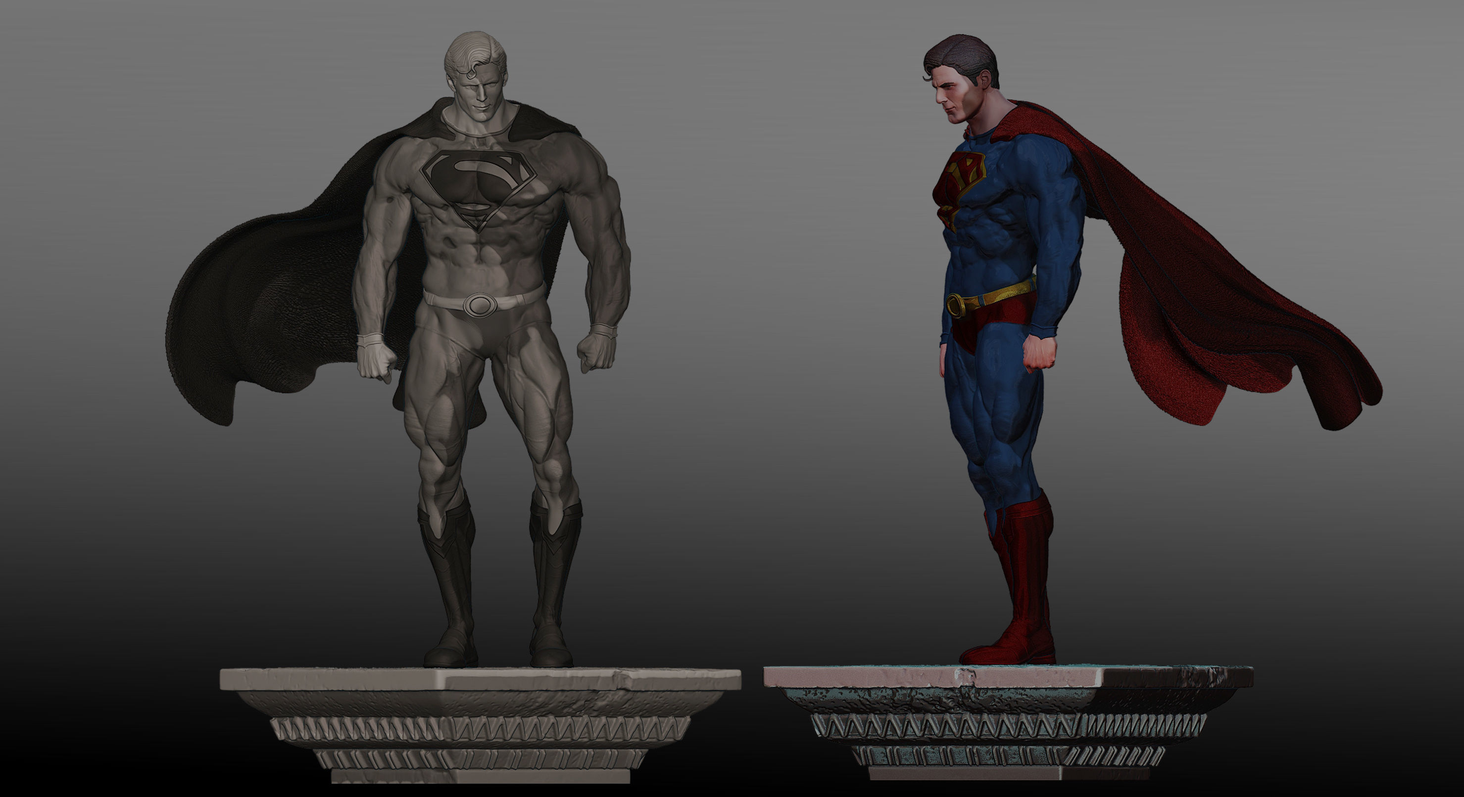 Superman Christopher Reeve 3D model 3D printable | CGTrader