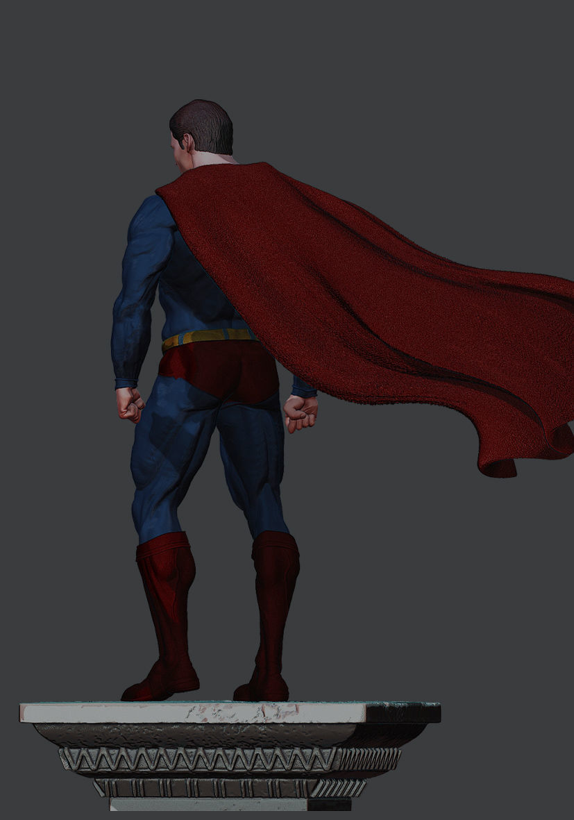 Superman Christopher Reeve 3D model 3D printable | CGTrader