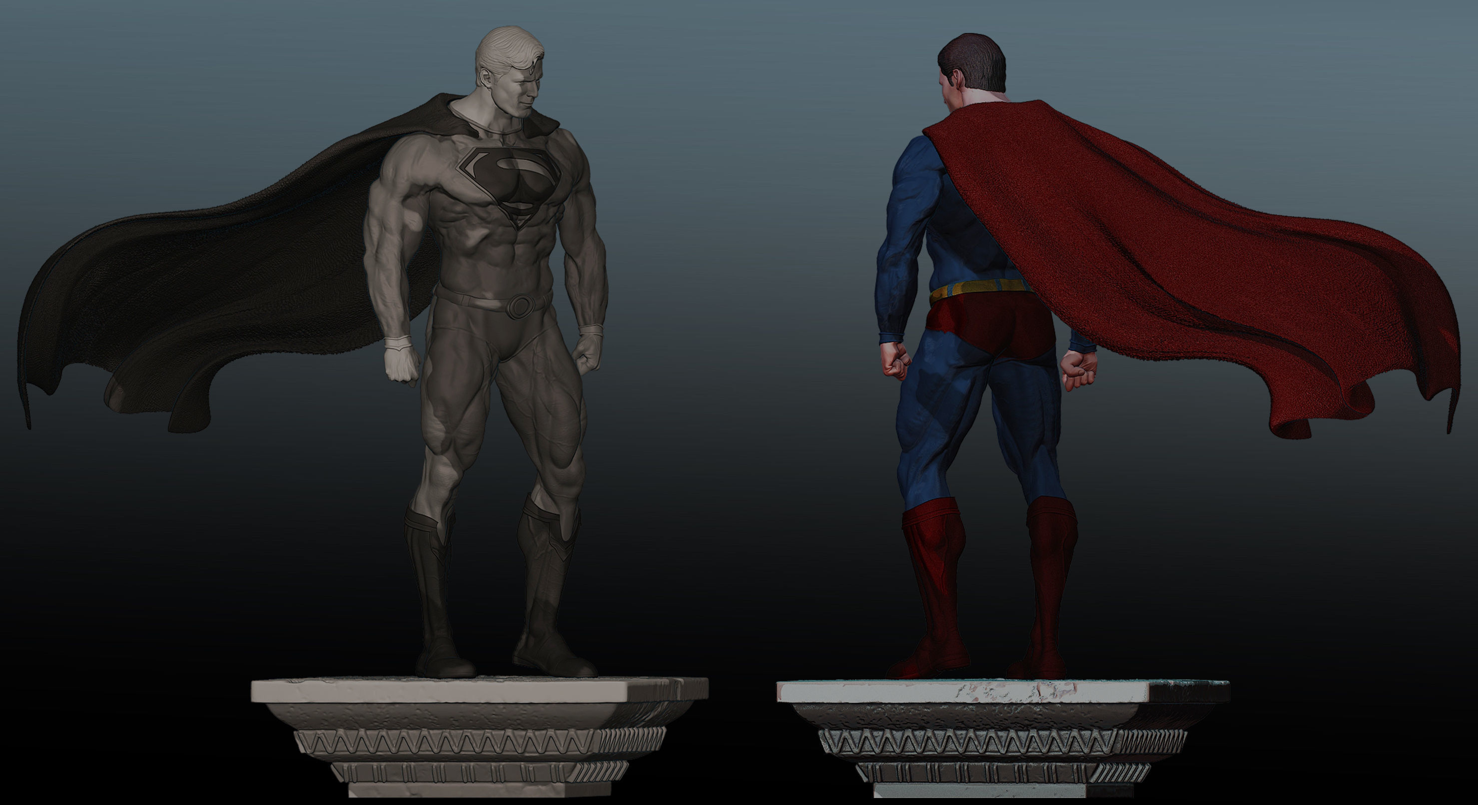 Superman Christopher Reeve 3D model 3D printable | CGTrader