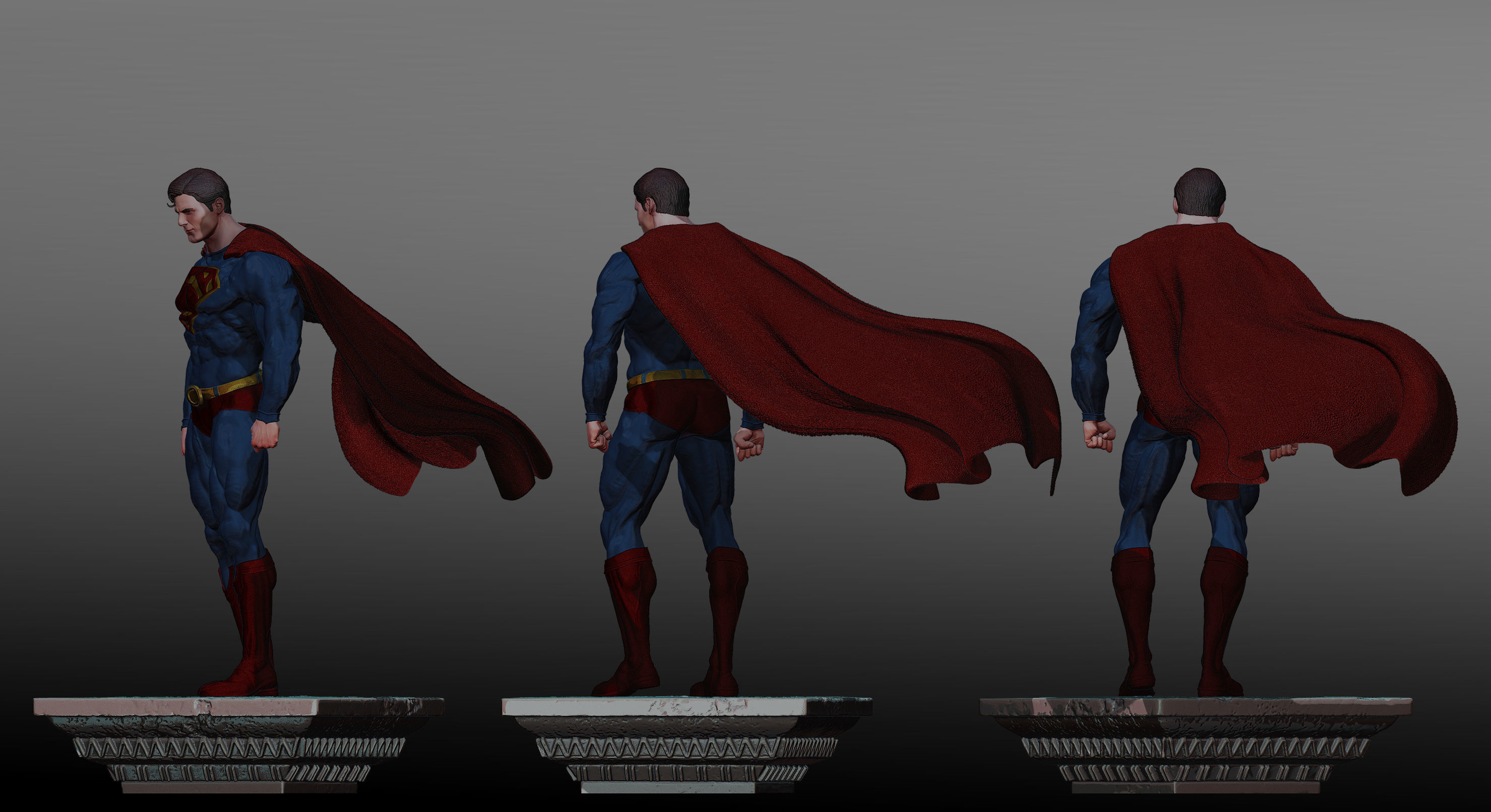Superman Christopher Reeve 3D model 3D printable | CGTrader