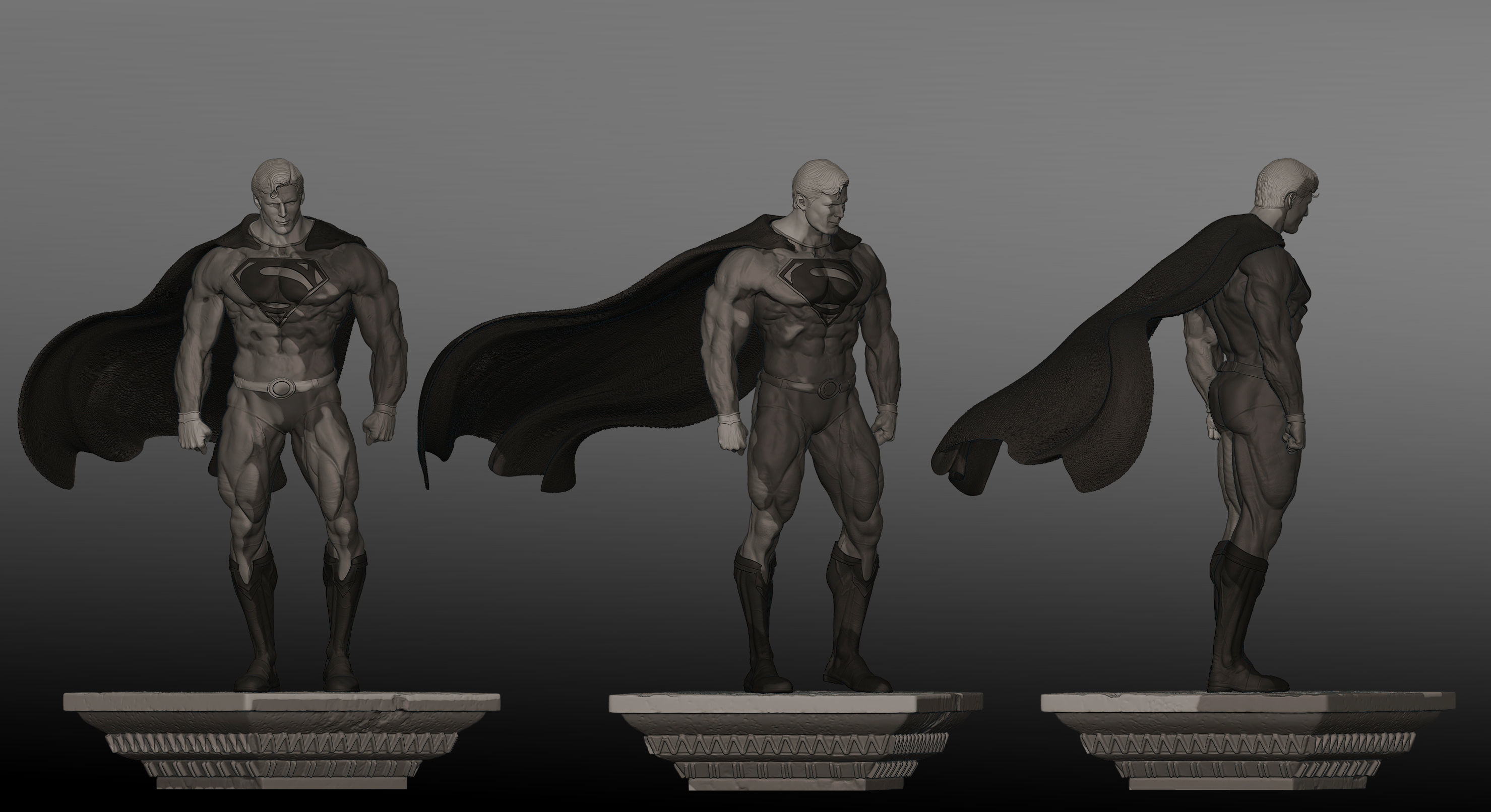 Superman Christopher Reeve 3D model 3D printable | CGTrader