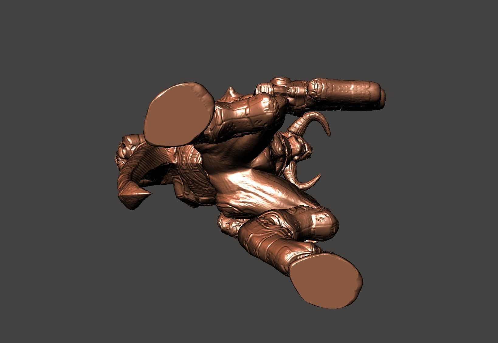 CYBERDEMON DOOM 3 FINAL BOSS - ULTRA DETAILED MESH - HI-POLY STL 3D ...