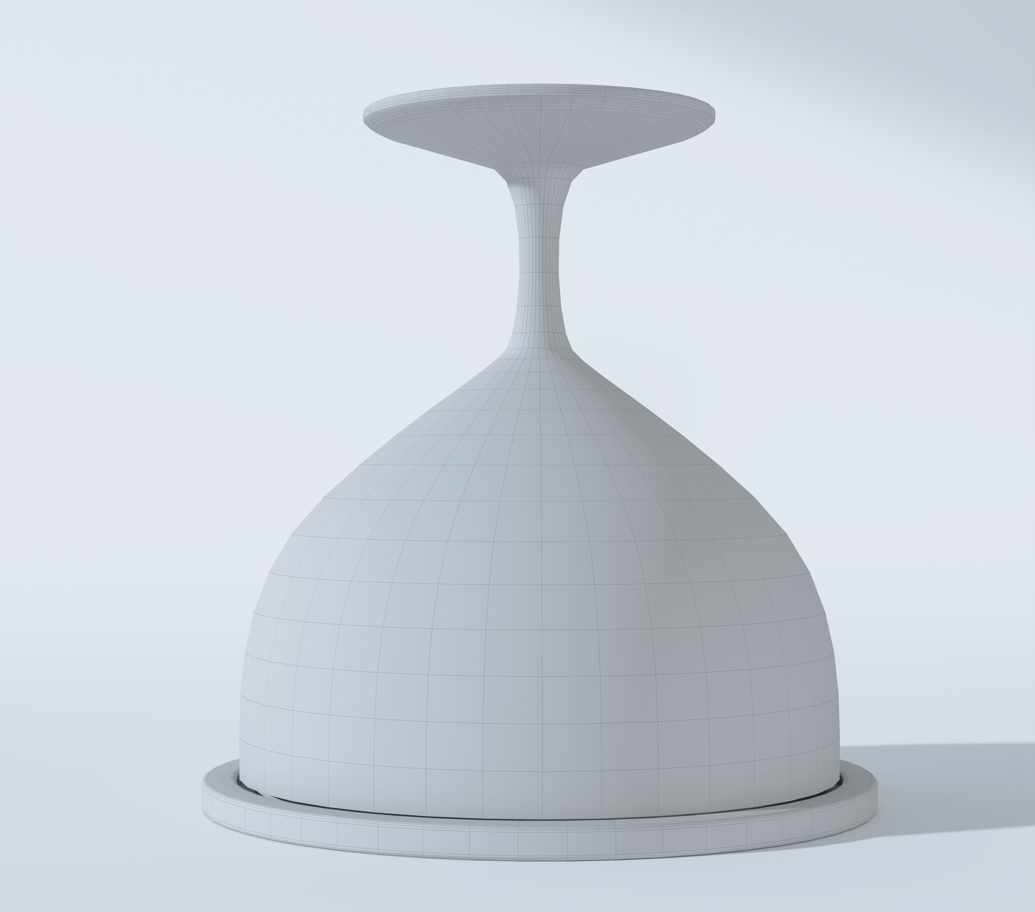 3D model Glass Cake Plate High Quality Low Poly 3D Model VR / AR / low ...