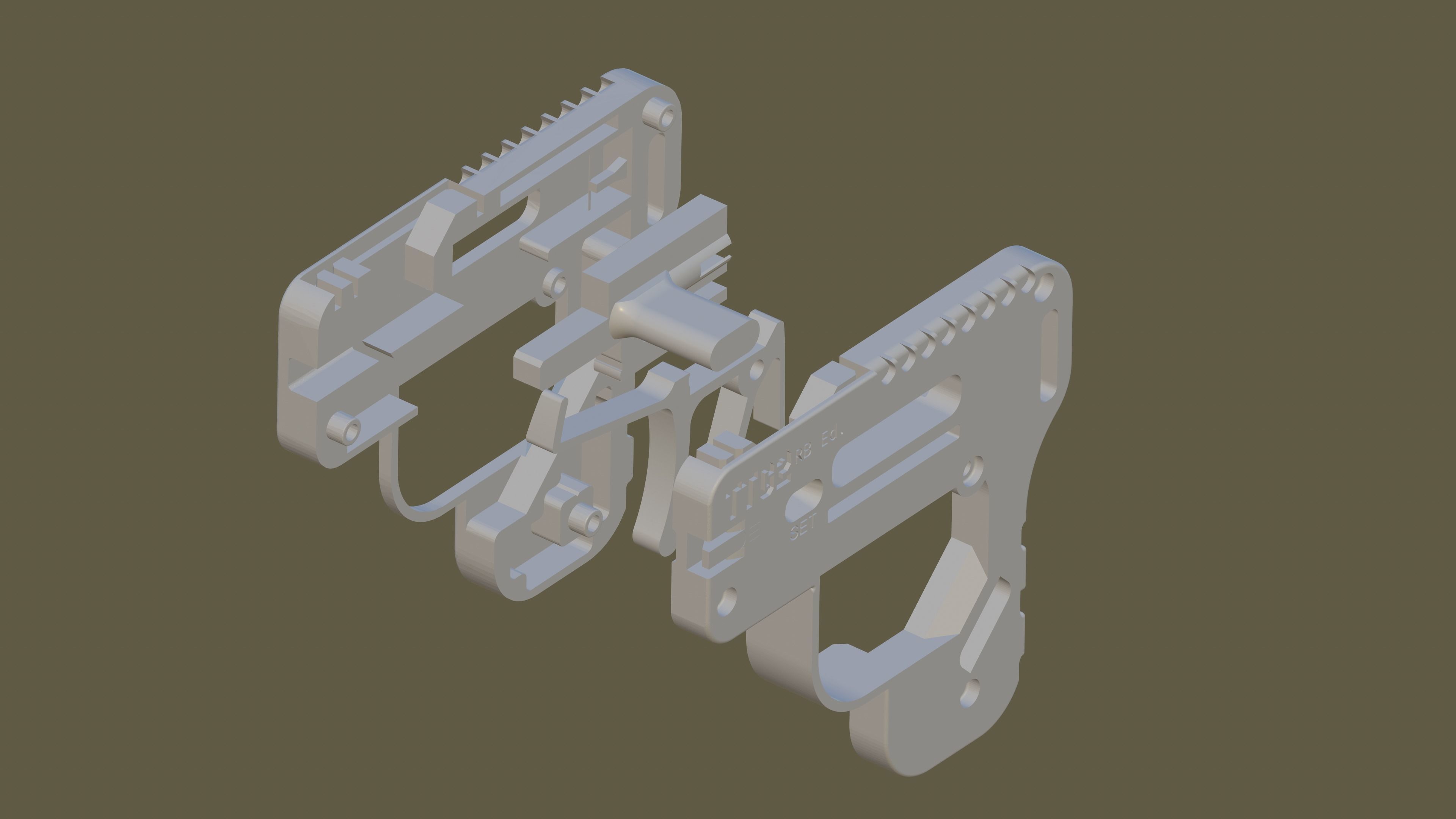 Tic Tac gun free 3D model 3D printable | CGTrader