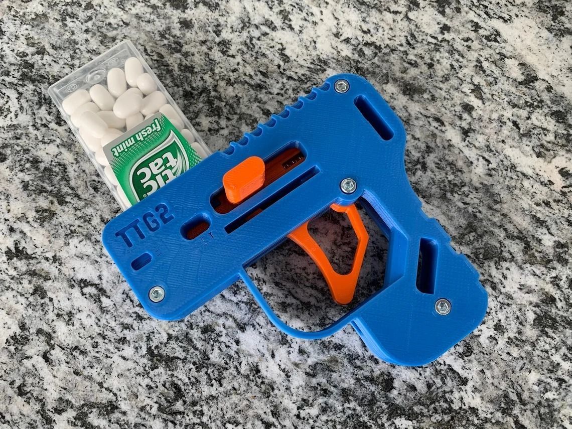 Tic Tac gun free 3D model 3D printable | CGTrader