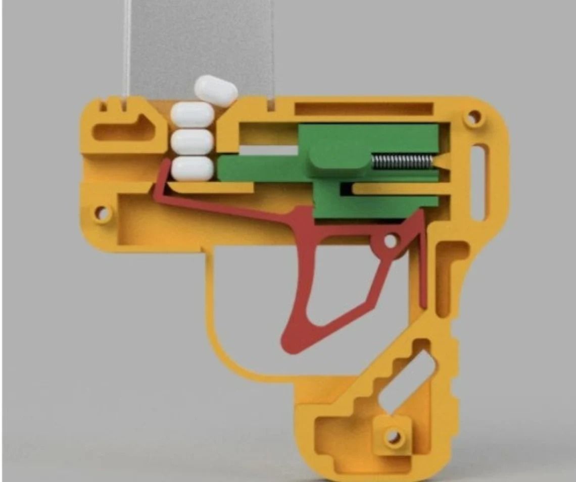 Tic Tac gun free 3D model 3D printable | CGTrader