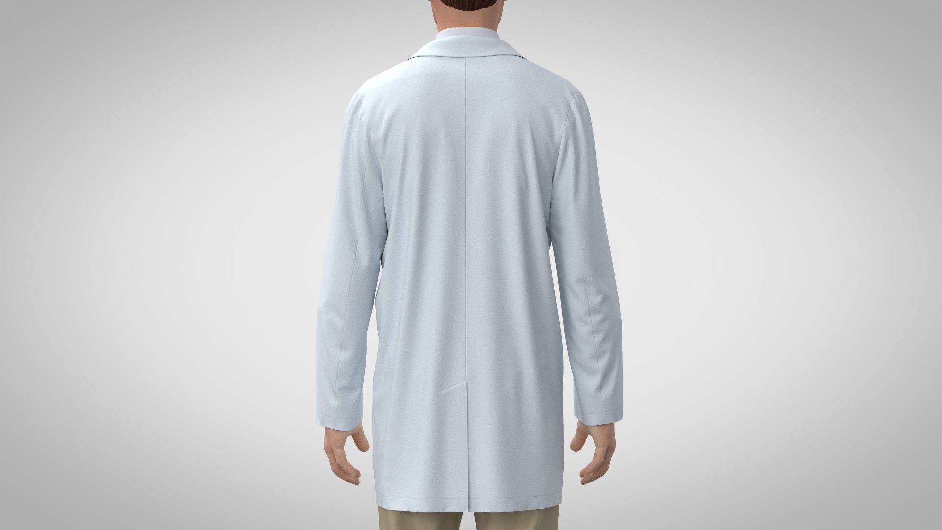 Lab Coat 1 3D model | CGTrader