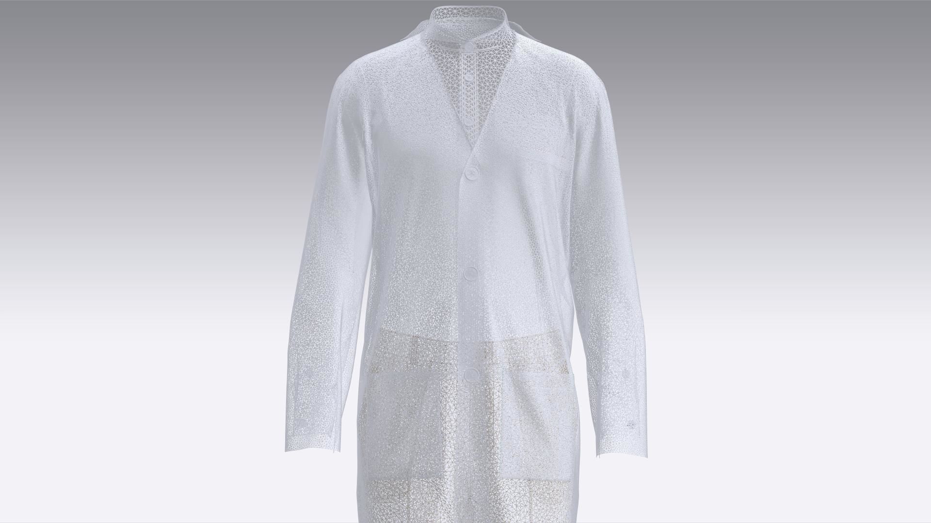 Lab Coat 1 3D model | CGTrader
