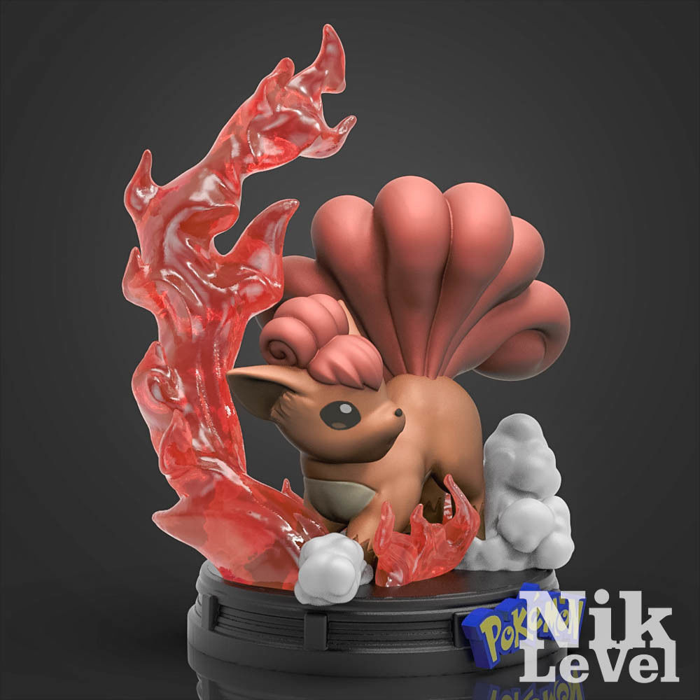 Vulpix Pokemon 3D Printable 3D model 3D printable | CGTrader