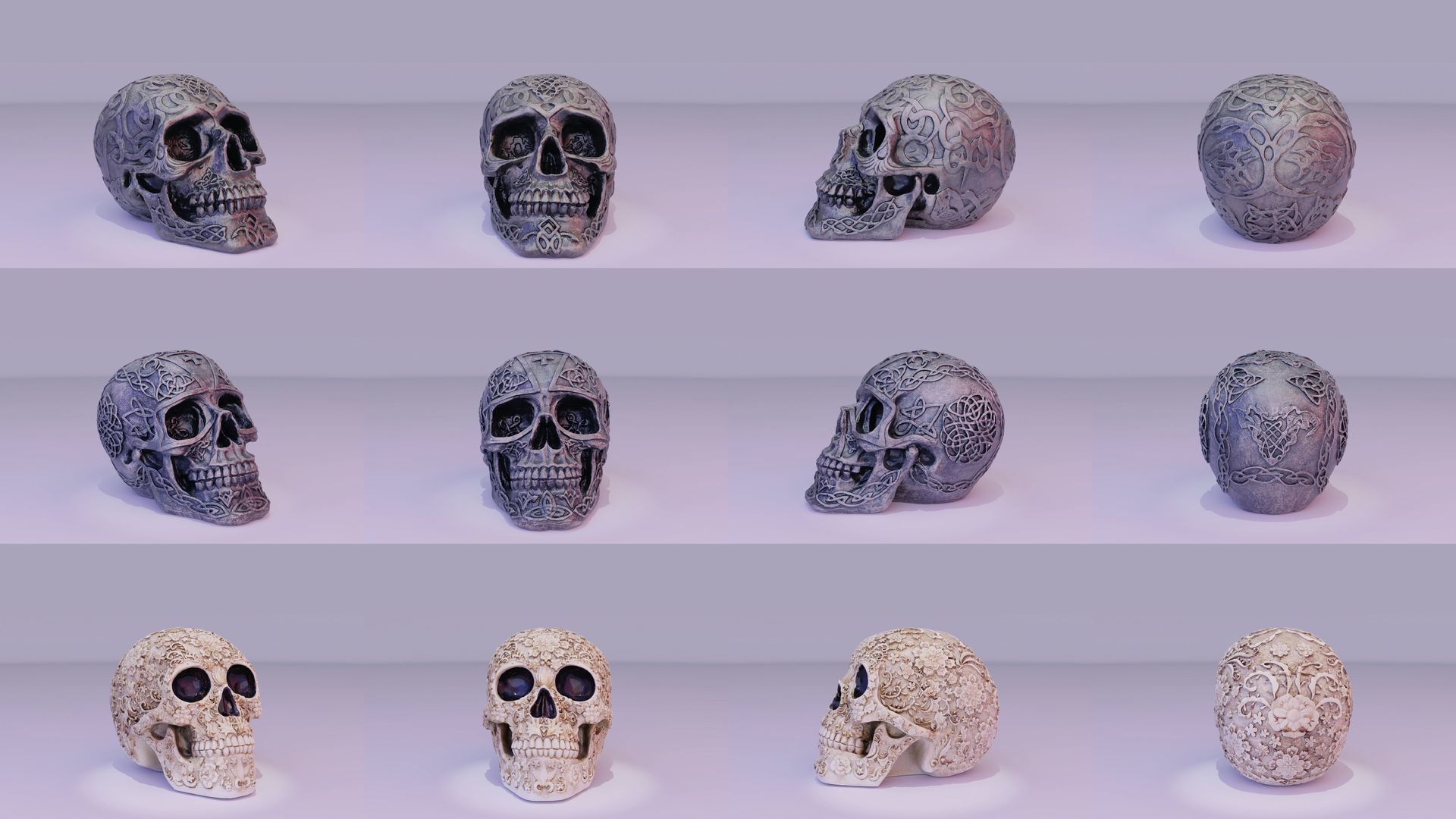 Skull collection | CGTrader