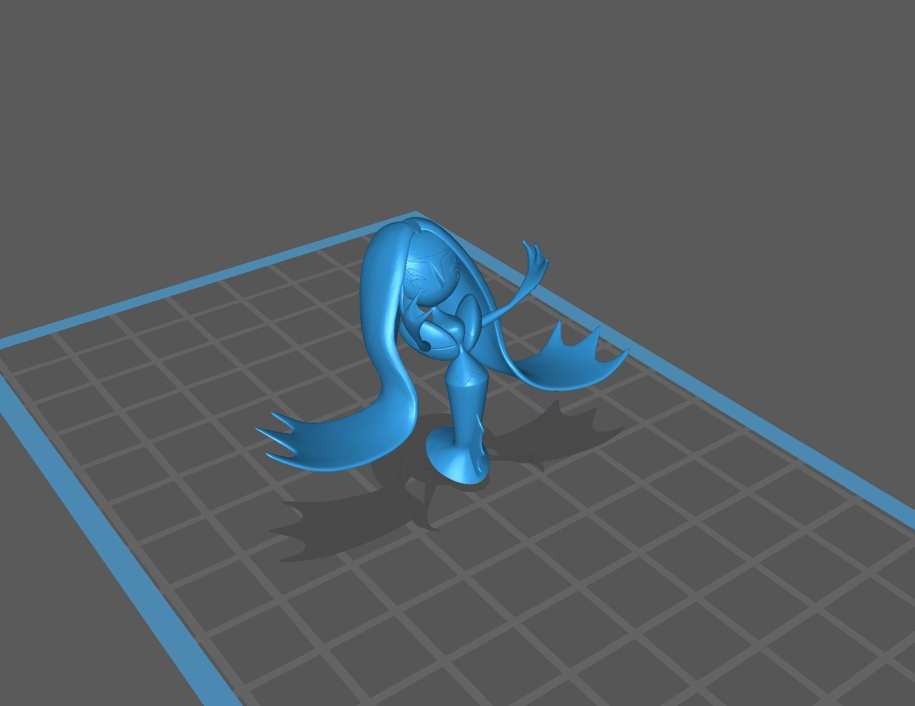 Tapu Fini pokemon 3D print model 3D model 3D printable | CGTrader