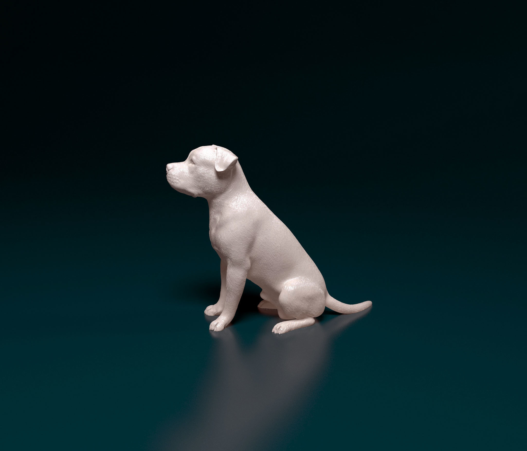 Pitbull 07 3D model 3D printable | CGTrader