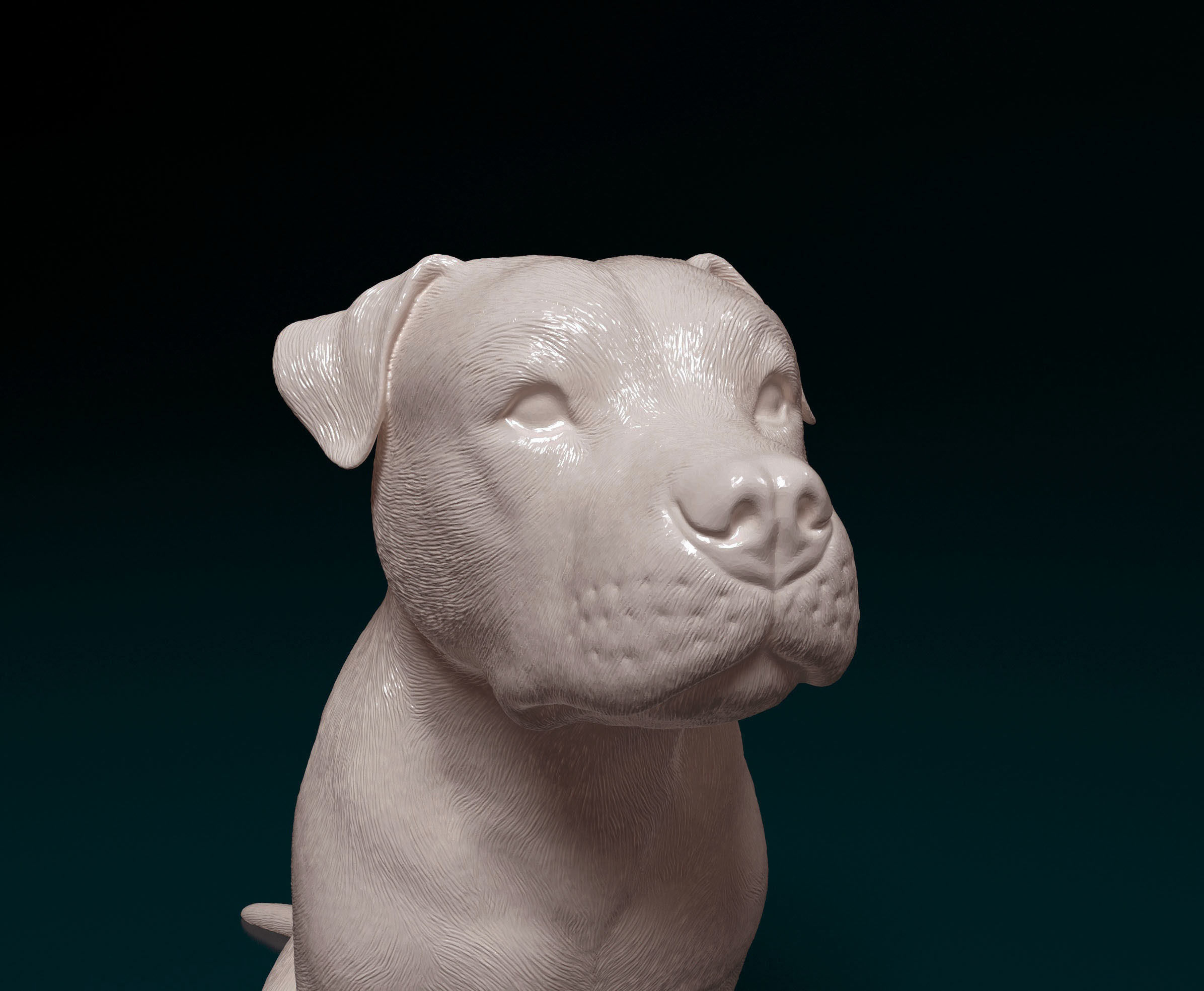 Pitbull 07 3D model 3D printable | CGTrader