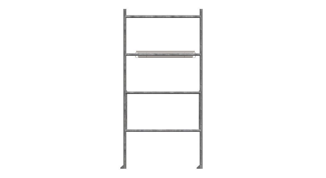 Steel Scaffolding Structure free 3D model rigged | CGTrader