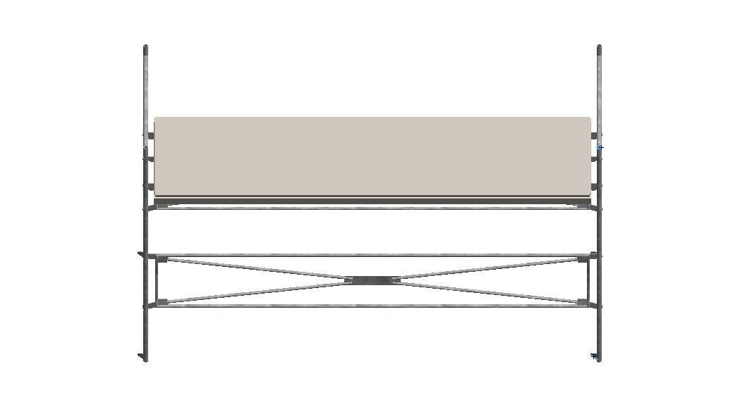 Steel Scaffolding Structure free 3D model rigged | CGTrader