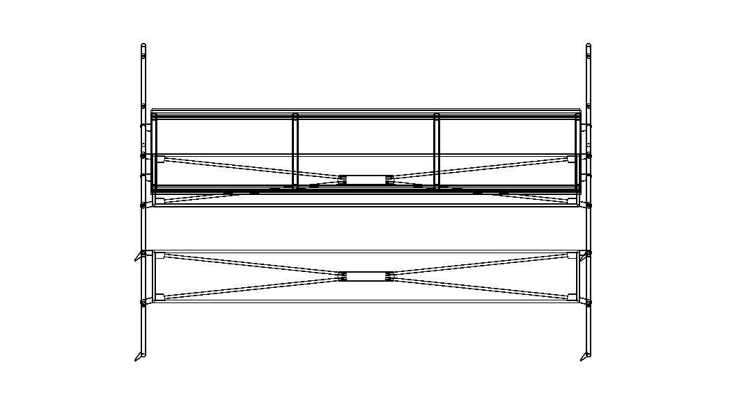 Steel Scaffolding Structure free 3D model rigged | CGTrader