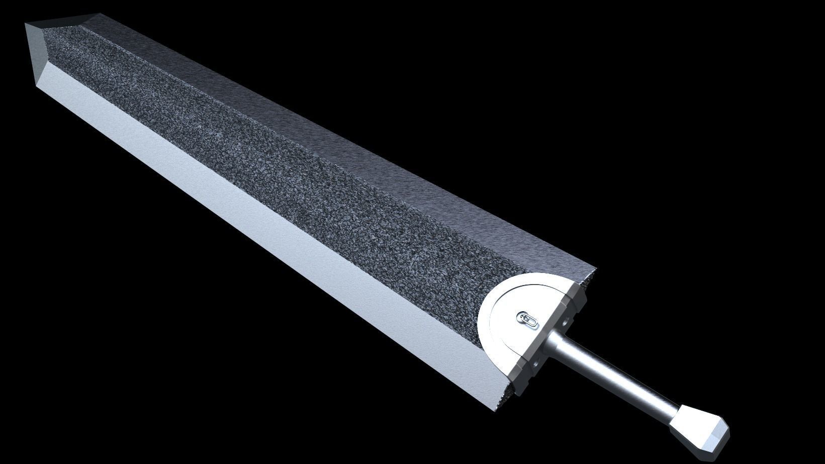 BERZERK Guts sword Dragonslayer cosplay 3D model 3D printable | CGTrader