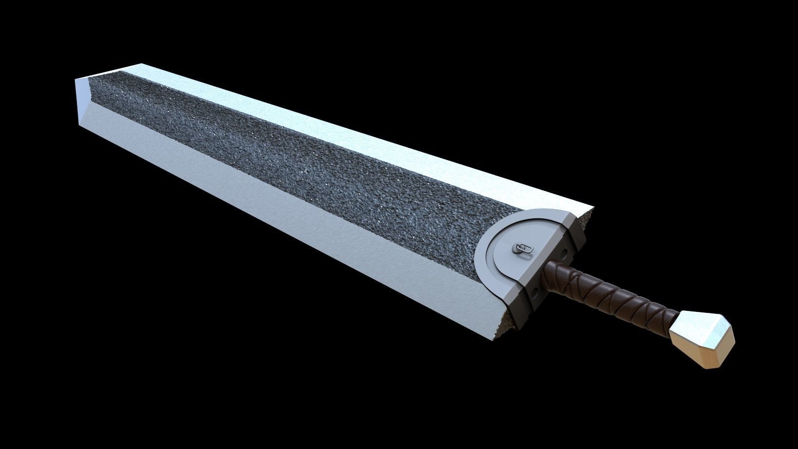 BERZERK Guts sword Dragonslayer cosplay 3D model 3D printable | CGTrader
