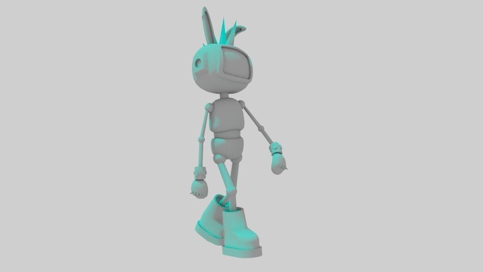 3D model Bunny Robot VR / AR / low-poly | CGTrader