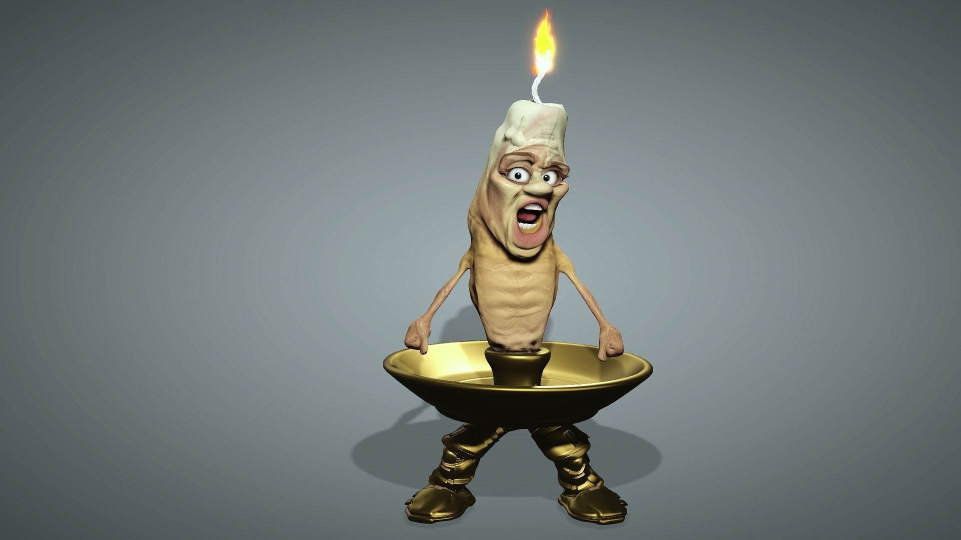 Mr Candle High quality character full Rigged and Animated 3D model animated rigged | CGTrader